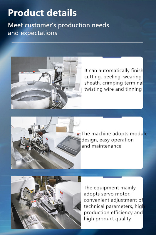 Fully Automatic Wire Stripping Tinning & Connector Inserting Machine ...